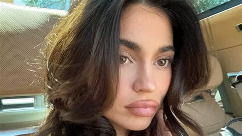 Kylie Jenner Shows Off A Plumper Pout While Posing Up A Storm In