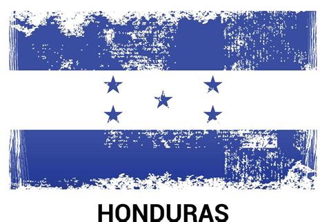 Vector De Diseño De Bandera De Honduras 14346049 Vector En Vecteezy