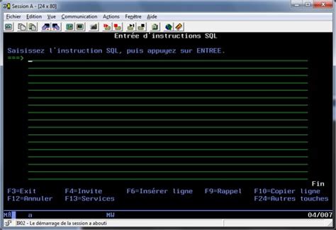 SQL Les séquences sur DB2 400
