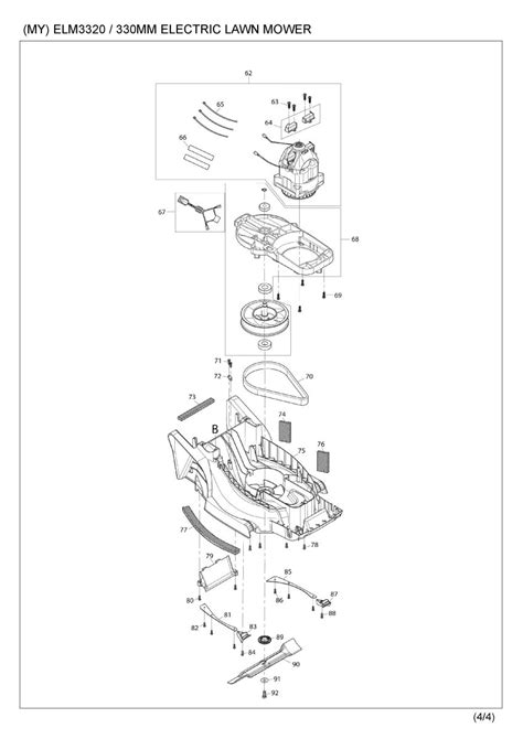 Part Diagram: ELM3320 - Makita.my