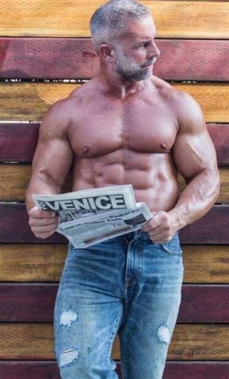 Hot Guys Hot Men Handsome Older Men Muscle Bear Muscle Guys