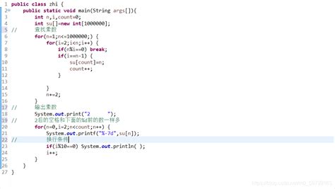 Java输出素数java素数输出 Csdn博客