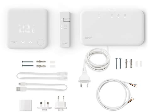 tado Kit de Démarrage Thermostat Connecté et Intelligent sans fil V au meilleur prix sur