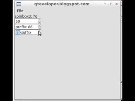 Example Of QtQuick Controls SpinBox YouTube