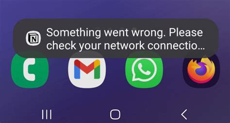 Quick Note For Android Network Error Rnotion