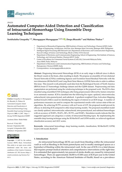 Pdf Automated Computer Aided Detection And Classification Of