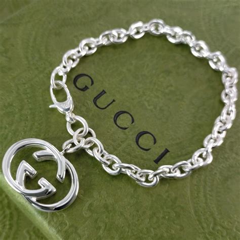 ★sale★【gucci】インターロッキング G ブレスレット 1314 アクセサリー