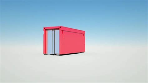 Steel Modular Mobile Bio Toilet Van With Vacuum Toilets No Of