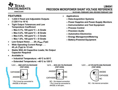 Lm4041 Support Digikey Techforum An Electronic Component And Engineering Solution Forum