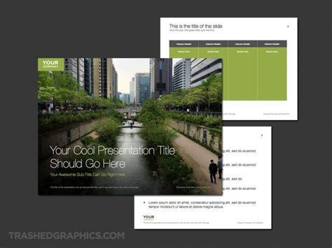 Seoul South Korea Theme For Powerpoint Trashedgraphics