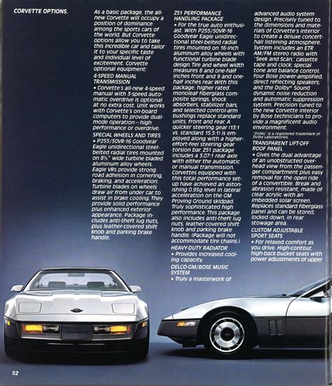 C4 Corvette Brochure Is A Blast From The Past Autoevolution