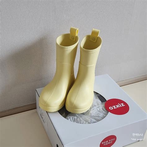 두돌아기 유아장화 오즈키즈 레인부츠 깃털만큼 가벼워 네이버 블로그