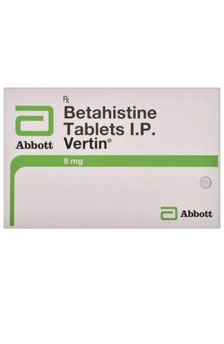 Vertin 8 Mg At ₹ 194strip Betahistine Tablets In Lucknow Id