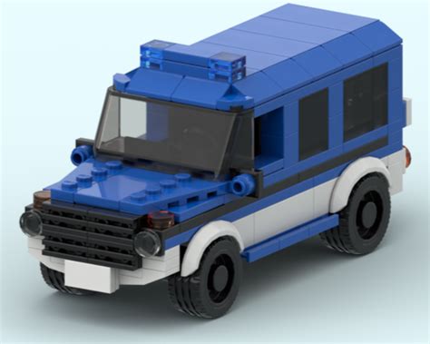 Lego Moc Mercedes Benz G Klasse Thw Car By Bk Brick Design
