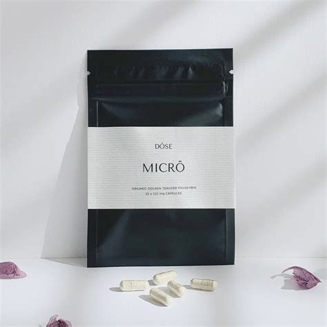 Dose Micro Microdose Psilocybin Capsules Shrooms Delivery Canada