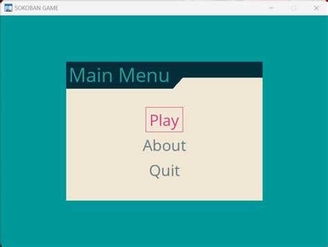 Github Simo 007sokoban Pygame