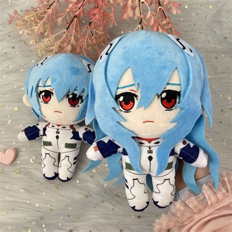 Anime Evangelion Rei Ayanami Plush Toy Etsy