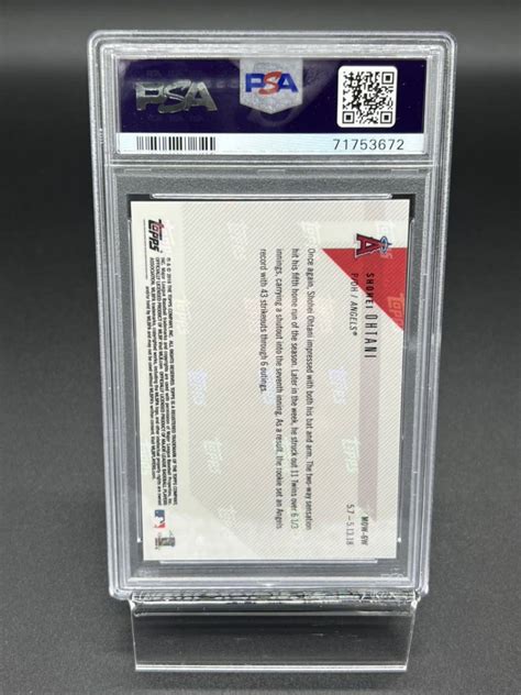 Yahooオークション Psa10 Shohei Ohtani 2018 Topps Now Moment 金