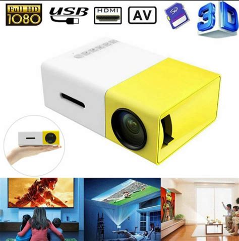 Mini Led Hd Projector Yg Gadget Lobby