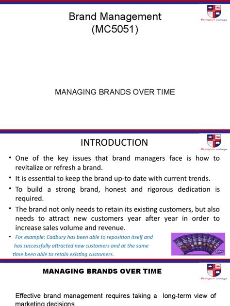 Lecture 7 Managing Brands Pdf Brand Brand Management