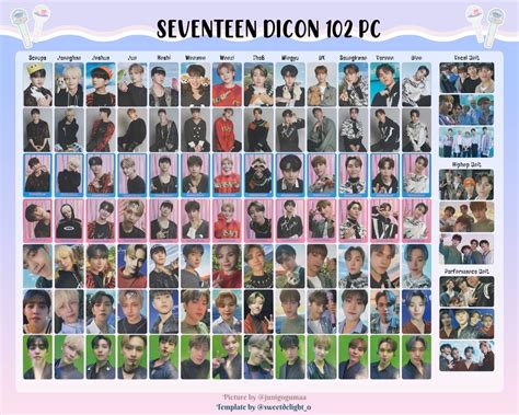 WTS Seventeen SVT Dicon 102 Pc Set Hobbies Toys Memorabilia