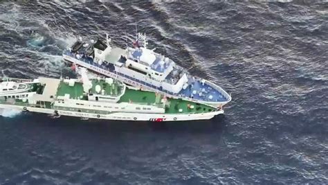 Watch Philippine And Chinese Boats Collide In South China Sea