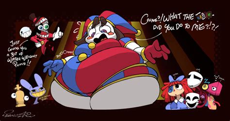 Rule 34 Asking A Question Ass Belly Big Belly Bubble The Amazing Digital Circus Caine The