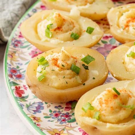 Deviled Potatoes Eat Dessert Snack