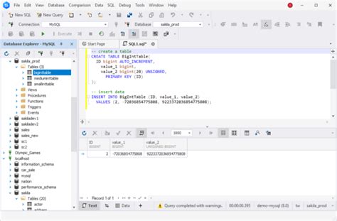 Mysql Int Integer Data Types With Different Examples