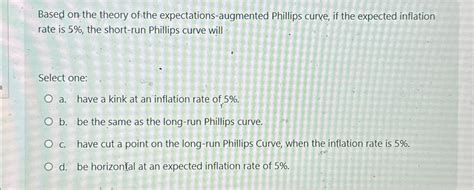 Solved Based On The Theory Of The Expectations Augmented