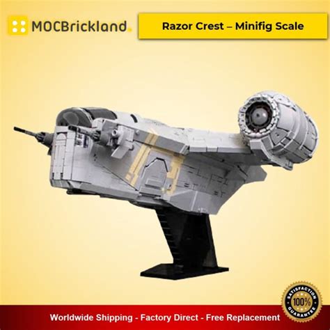 Star Wars Moc 90096 Razor Crest Minifig Scale Mocbrickland Lepin