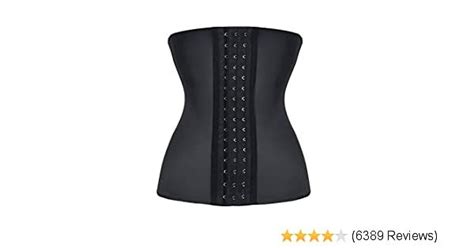 FeelinGirl Waist Trainer For Women Neoprene With Double Belts Corset