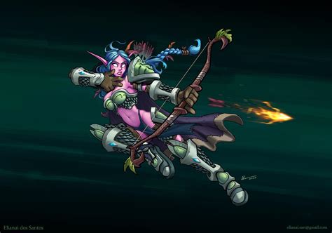 Night Elf Huntress By Elianai Dos Santos R Wow
