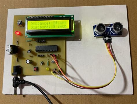 Distance Measurement Using Ultrasonic Sensor And Atmega328
