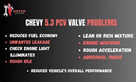 Chevy Pcv Valve Problems With Solutions Autto Solutions