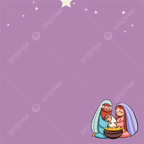 귀여운 스타일 성탄절 배경 예수 그리스도가 성모 마리아 예수 배경 일러스트 및 사진 무료 다운로드 Pngtree