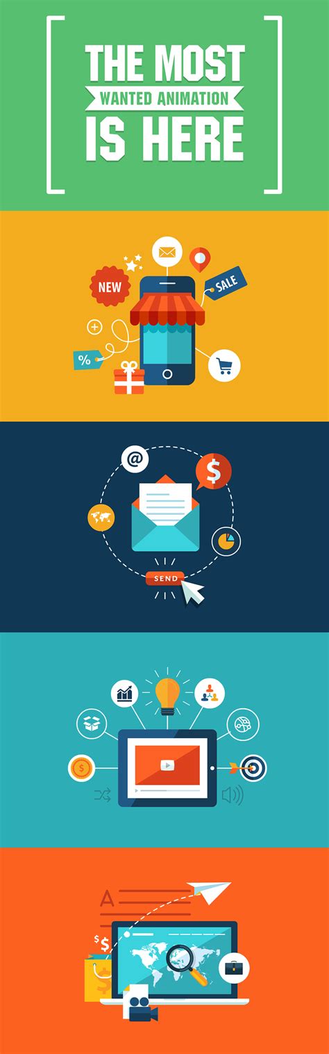 Flat Animated Introduction On Behance