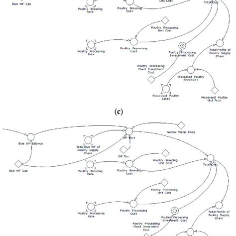 Stock And Flow Diagram Of The System A Poultry Supply Chain B Download Scientific Diagram