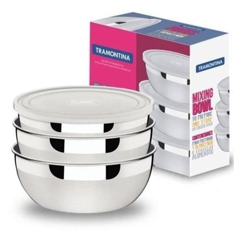 JOGO ACO INOX 3PÇS TRAMONTINA FREEZINOX 64220 210 Irmãos Coelho