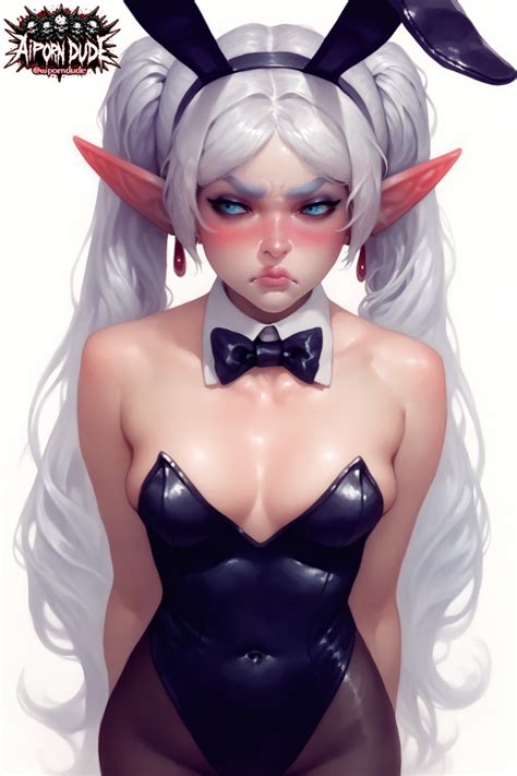 Rule 34 1girls Ai Generated Aiporndude Angry Bangs Blue Eyes Blush Blush Lines Bunny Ears