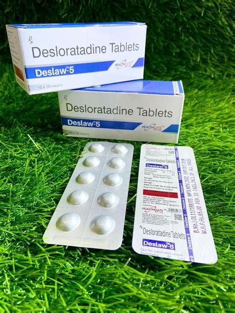 Deslaw Desloratadine 5 Mg Tablets For Hospital Packaging Type Box At Rs 850 Box In Panchkula
