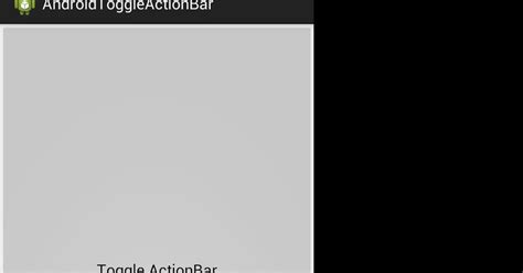 Android Coding Show And Hide Actionbar Using Java Code