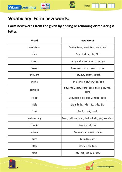 Download Vocabulary Unscramble Words Form New Words Words Ladder