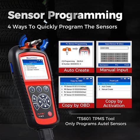 Autel Maxitpms Ts601 Obdii Tpms Sensor Programming Reset Diagnostic Scanner Tool Ebay