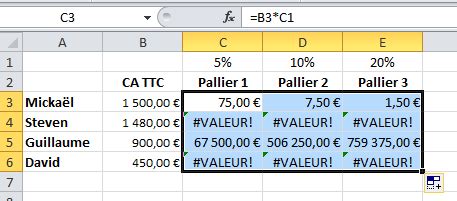 Excel Comment Figer Une Cellule