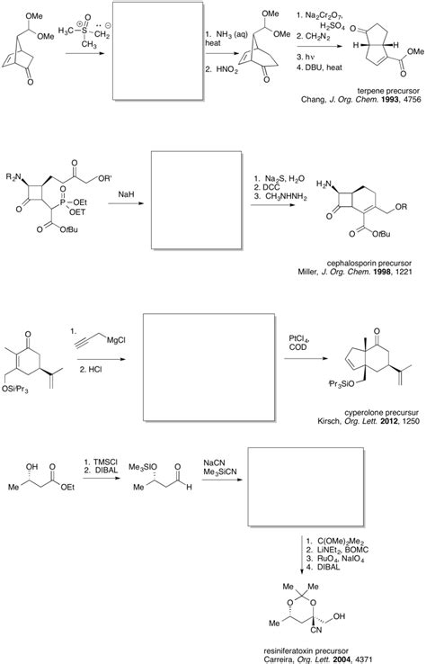 Synthesis Using Carbonyl Addition