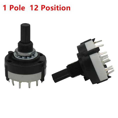 Pcs High Quality RS Pole Position Selectable Band Rotary Channel Selector Single Deck