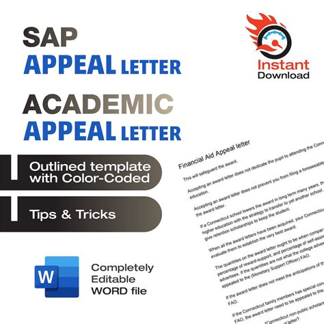 Sap Appeal Letter Academic Appeal Letter Etsy
