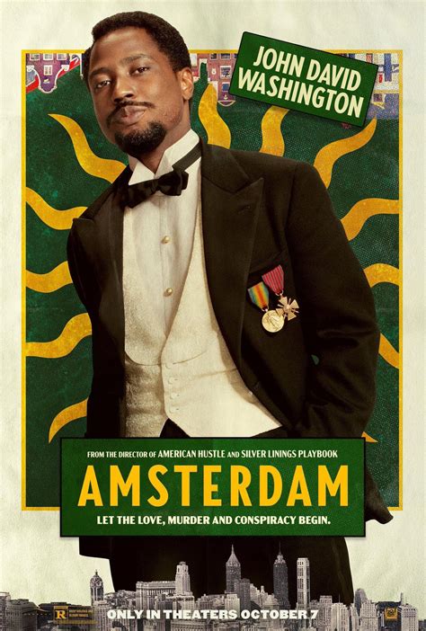 Official Character Posters For ‘amsterdam Rmovies