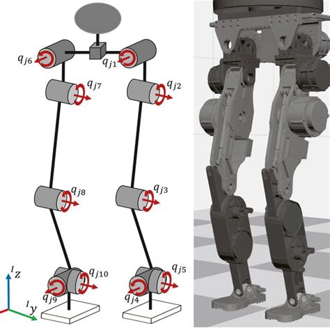 Modelling And Coordinate System Setting Of The Bipedal Robot Download